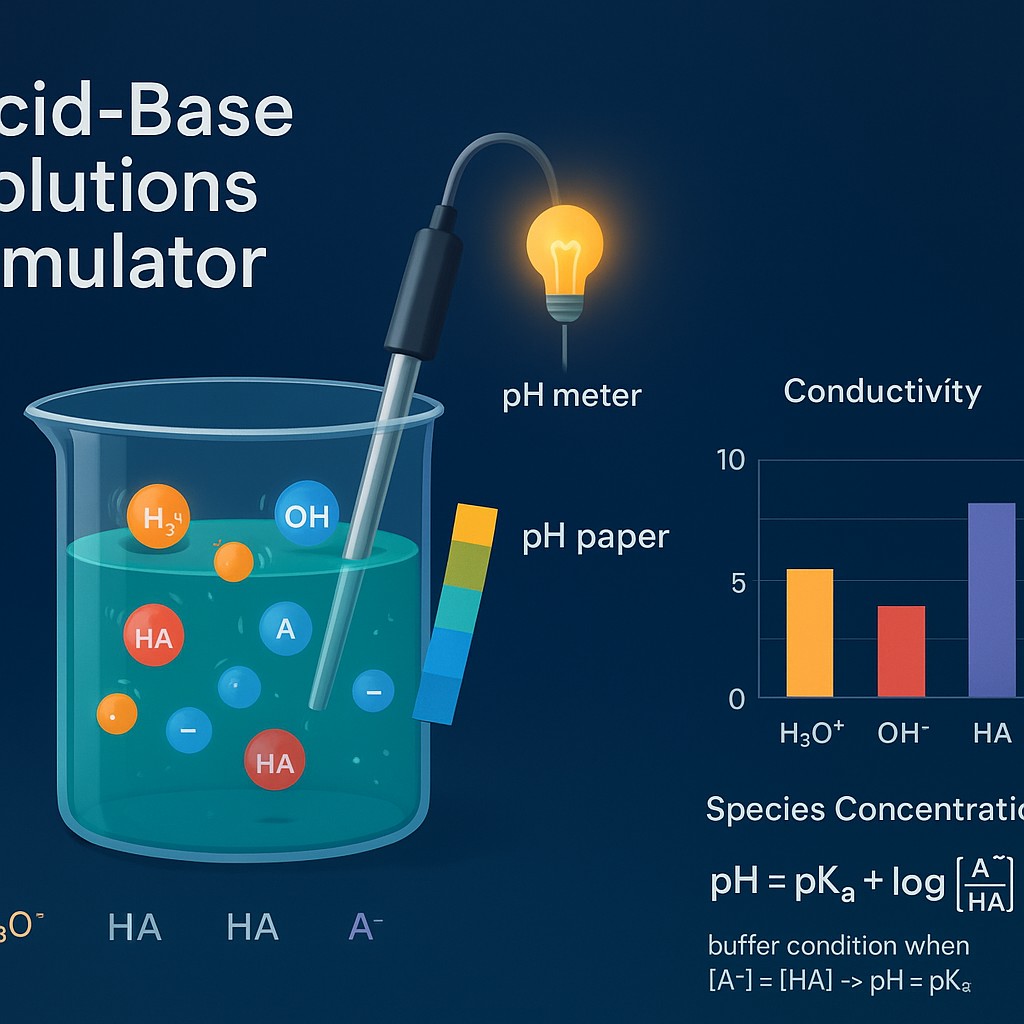 Free Acid-Base Solutions Simulator | Simulations4All