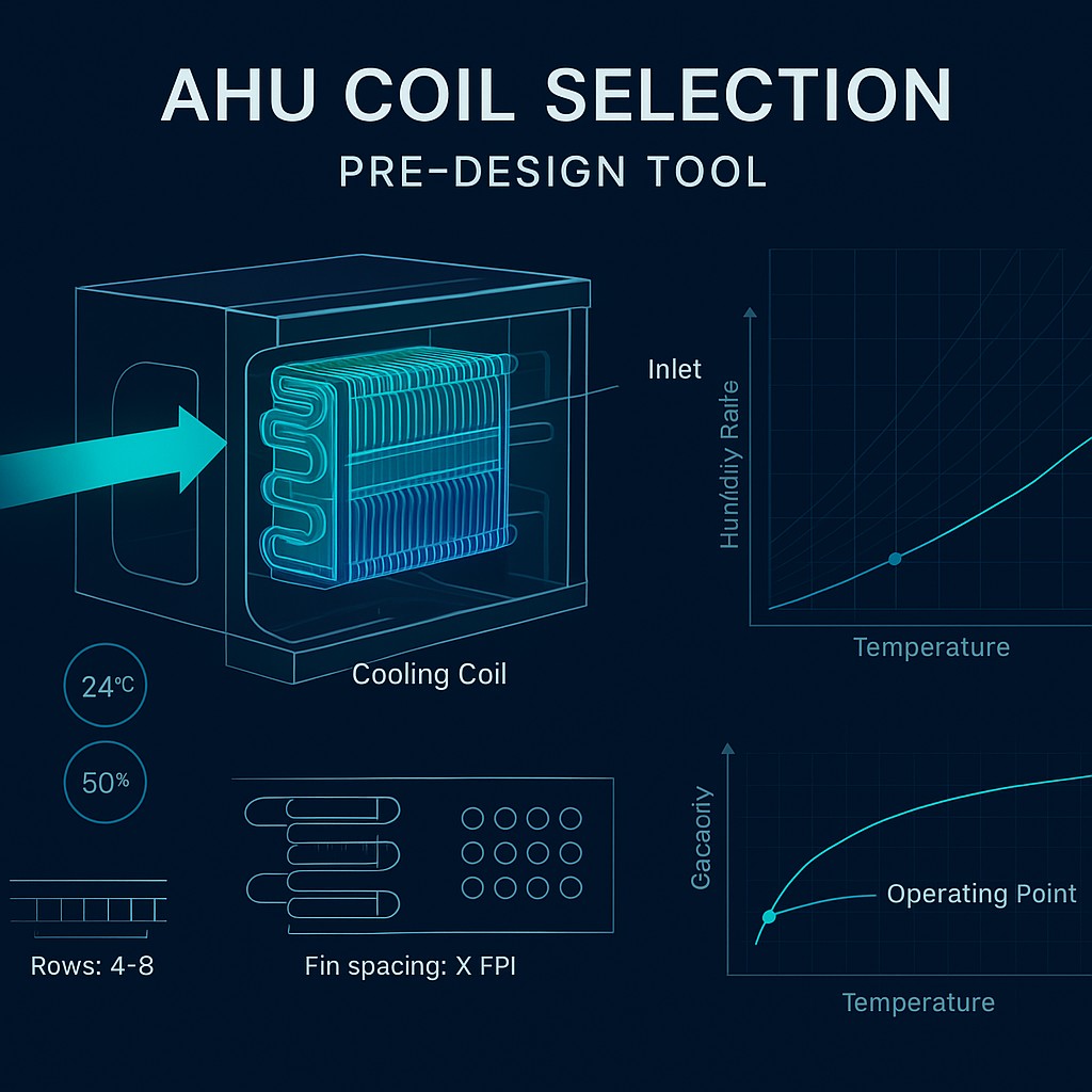 Free AHU Coil Selection Pre-Design Tool | Simulations4All