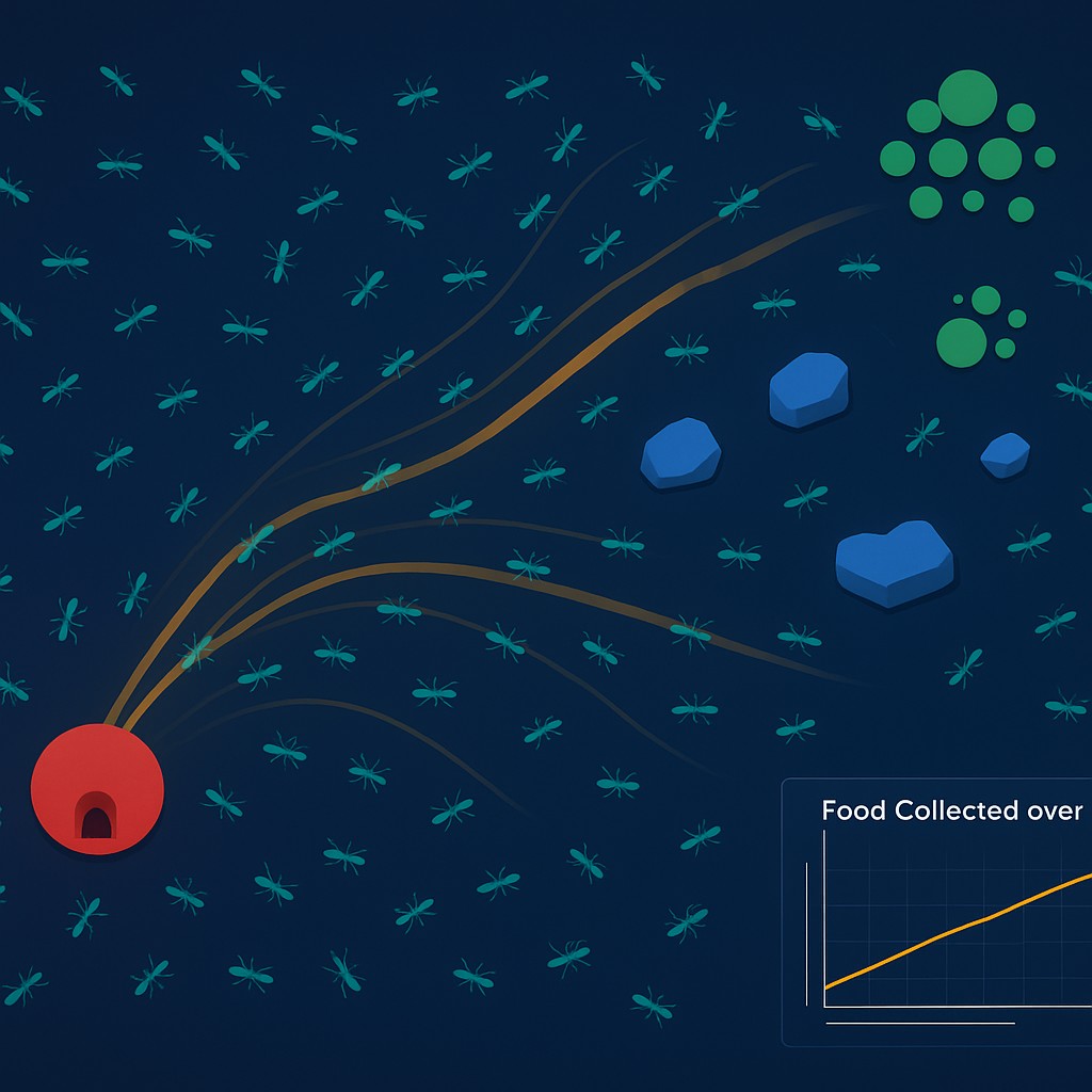 Free Ant Colony Simulator: Interactive Pheromone-Based Foraging and ...
