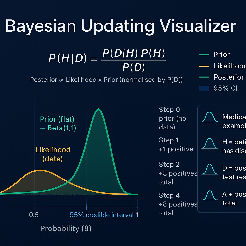 Free Bayesian Updating Calculator: Interactive Prior-to-Posterior ...