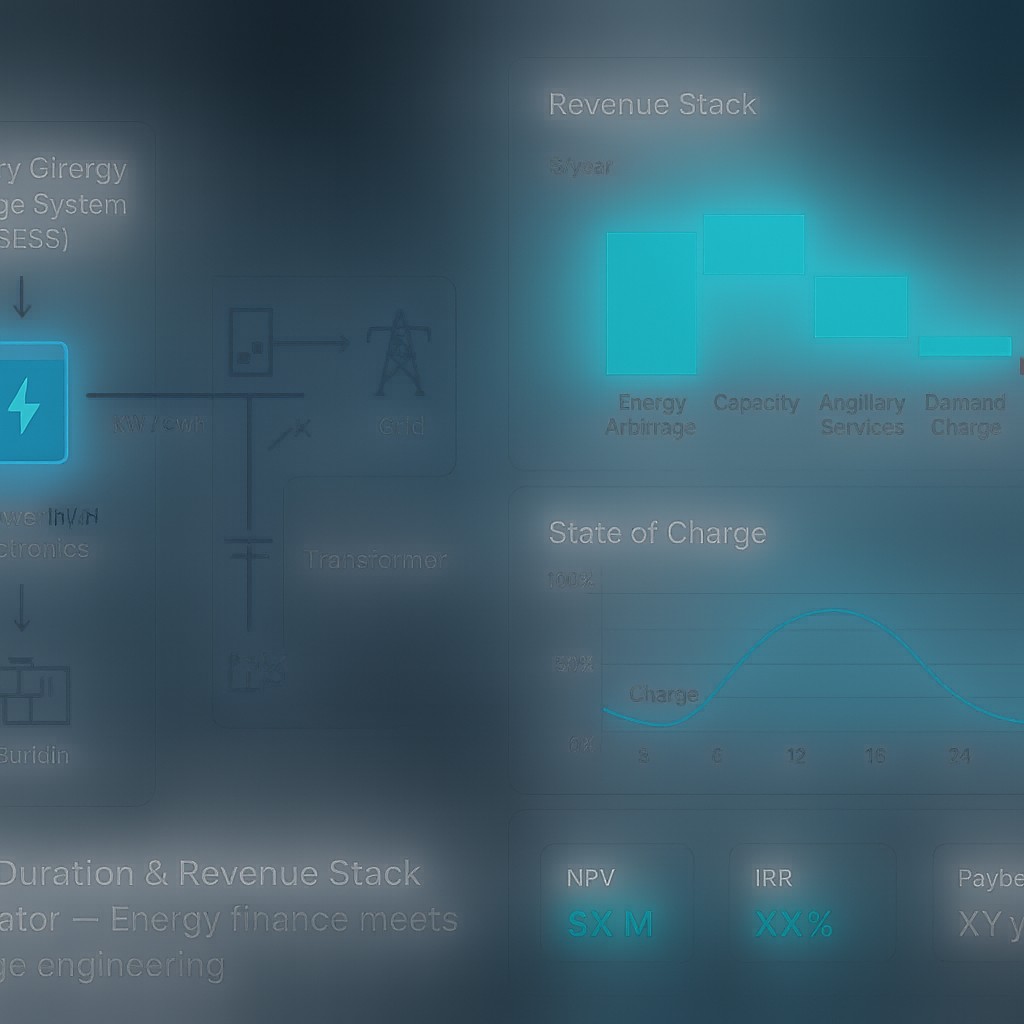 Free BESS Duration & Revenue Stack Simulator: Model Battery Storage ...