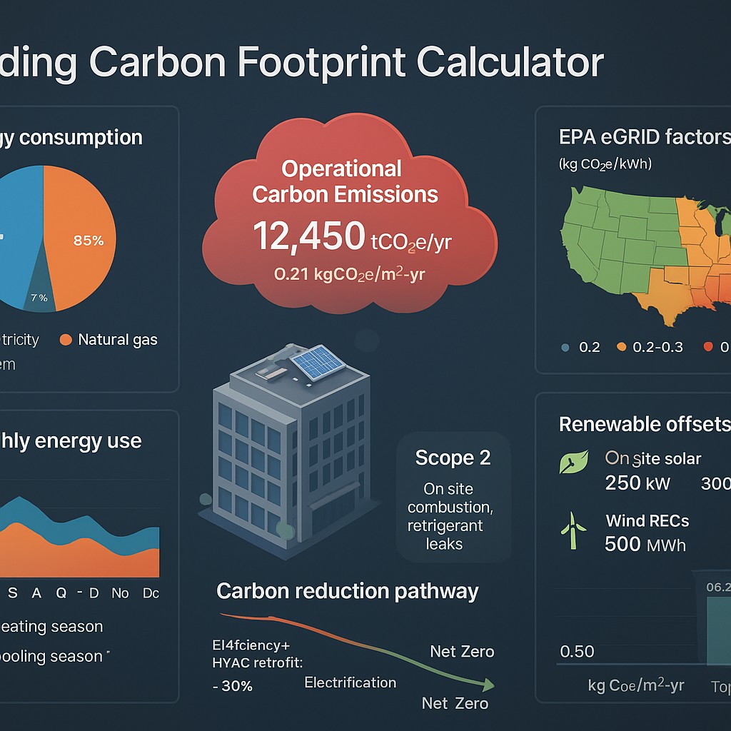 Free Carbon Footprint Calculator (Building Operations) | Simulations4All