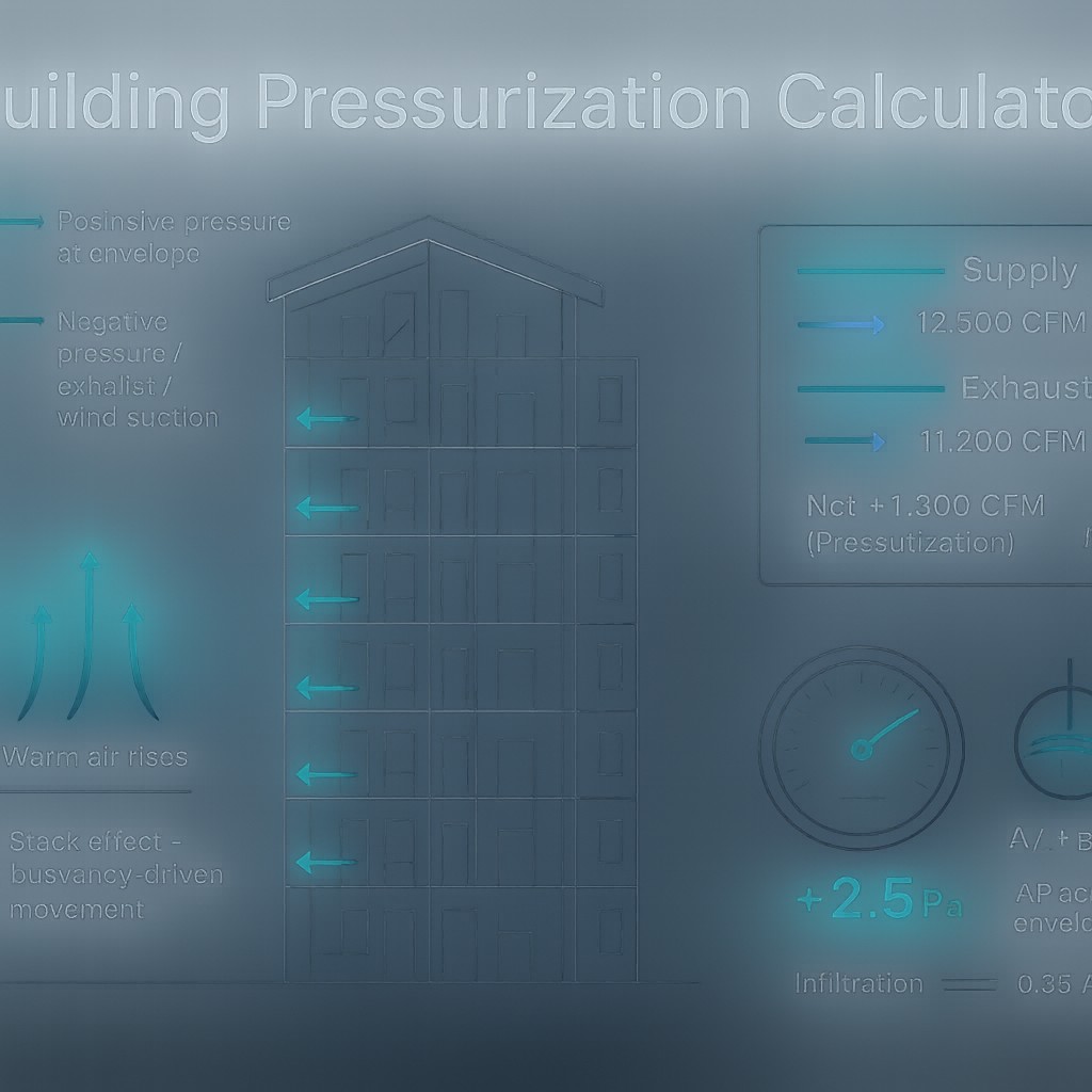 Free Building Pressurization Calculator | Simulations4All