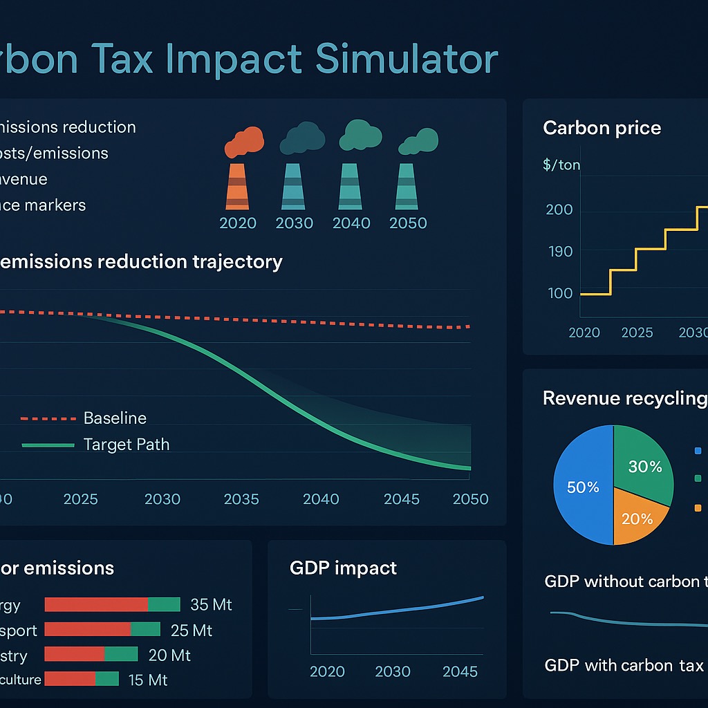Free Carbon Tax Impact Simulator | Simulations4All