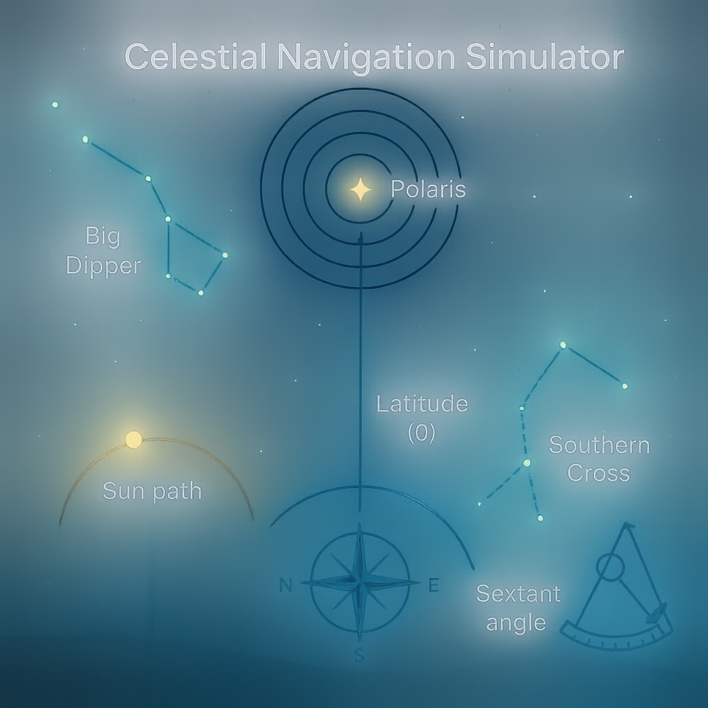 Free Celestial Navigation & Position Fixing Calculator | Simulations4All