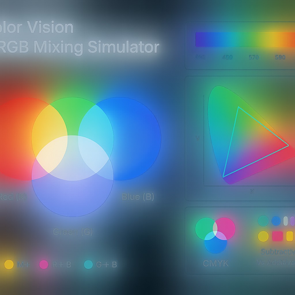 Free Color Vision & RGB Mixing Simulator: Interactive Additive ...