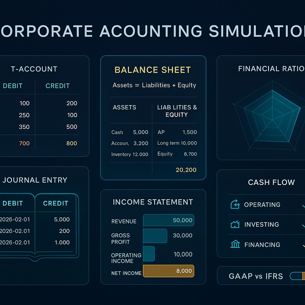 Corporate Accounting Simulation | Simulations4All