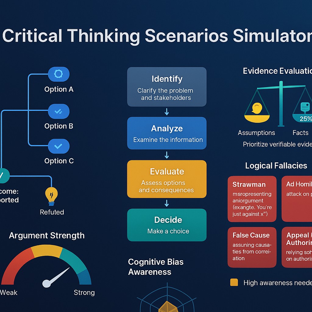 Critical Thinking Scenarios: Interactive Logical Reasoning Trainer ...