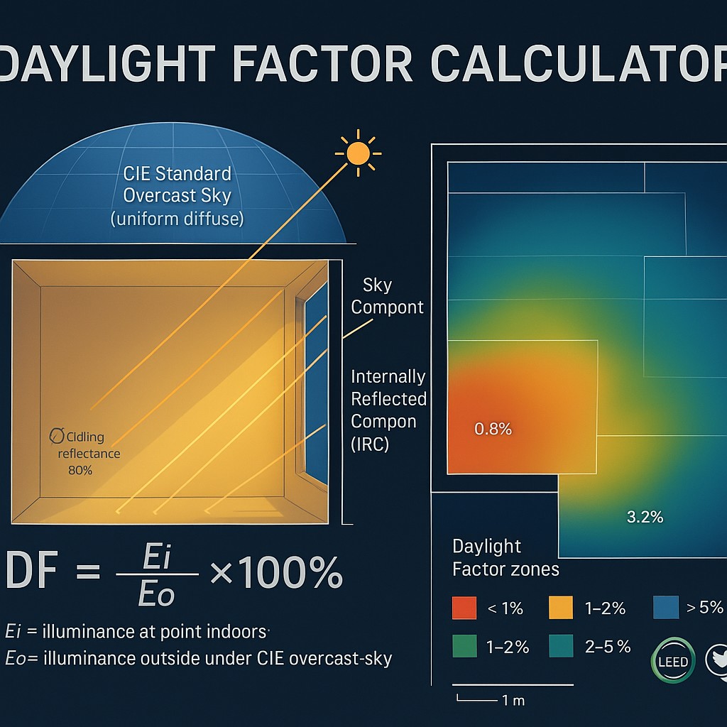 Free Daylight Factor Calculator | Simulations4All