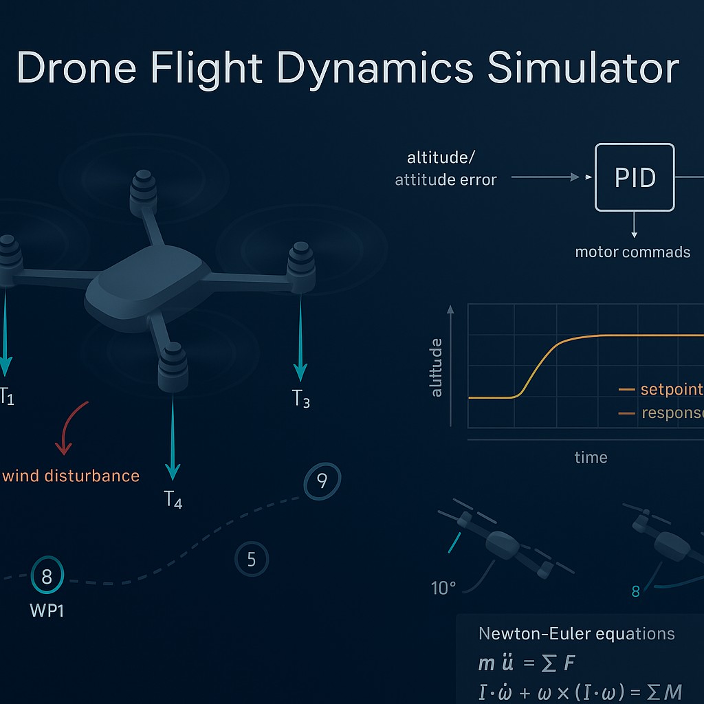 Free Drone Flight Dynamics Simulator | Simulations4All