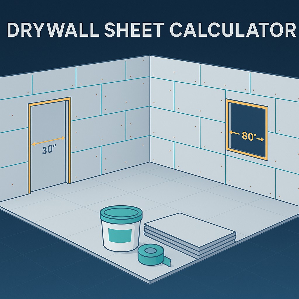 Free Drywall Sheet Calculator | Simulations4All