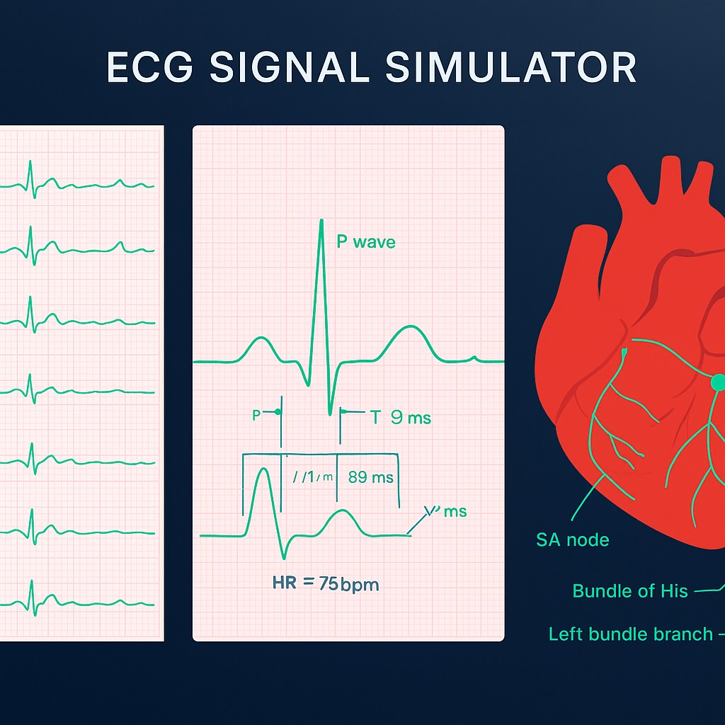 Free ECG Signal Simulator & Interpreter | Simulations4All