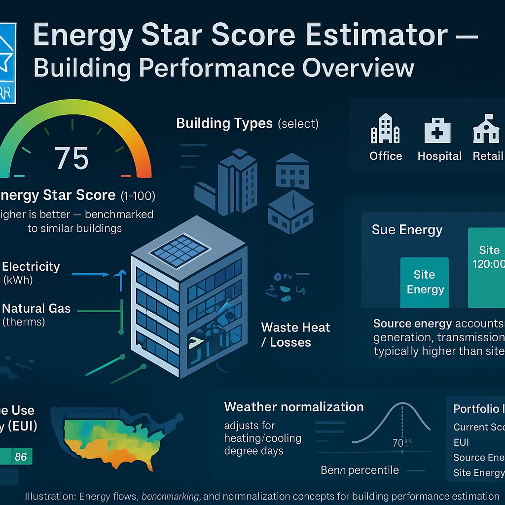 Free Energy Star Score Estimator | Simulations4All