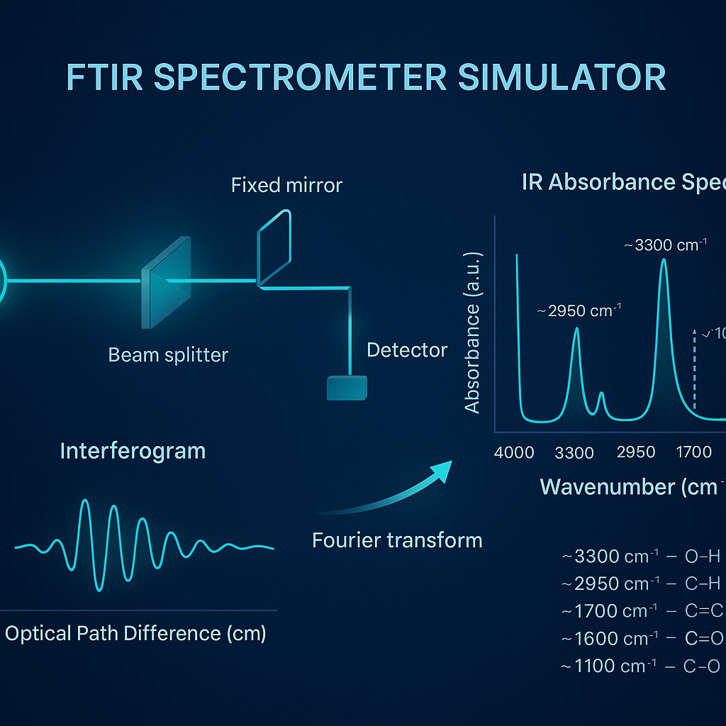 Free FTIR Spectrometer Simulator | Simulations4All