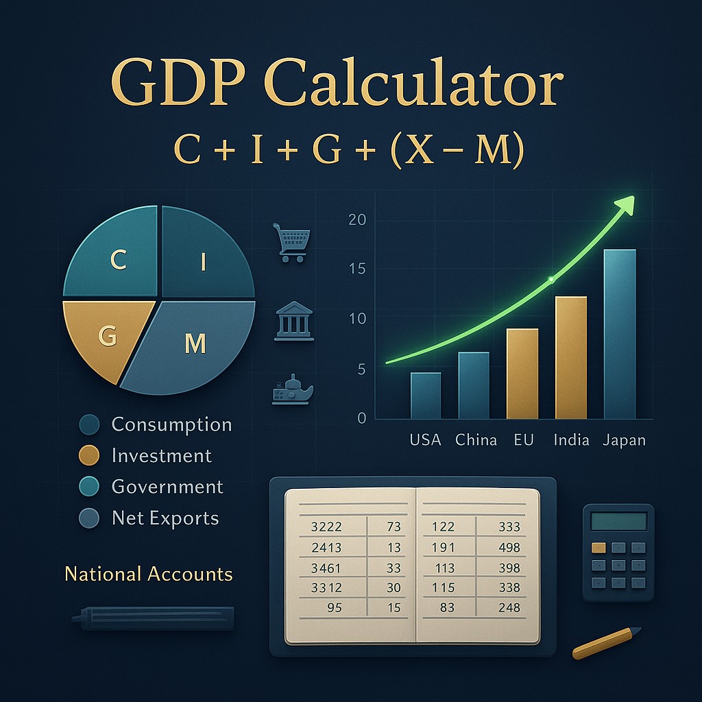 Free GDP Calculator & National Accounts | Simulations4All