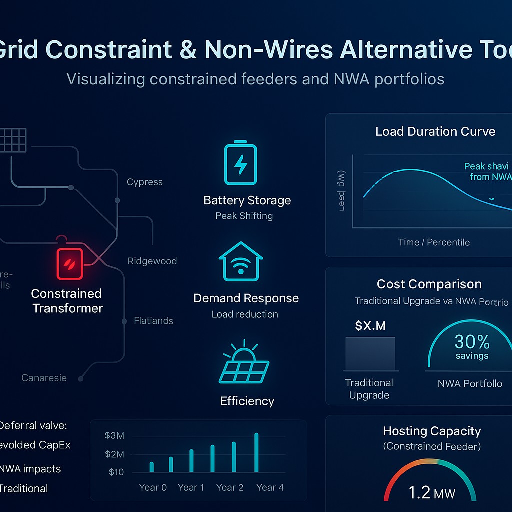 Free Grid Constraint Relief & Non-Wires Alternative Tool | Simulations4All