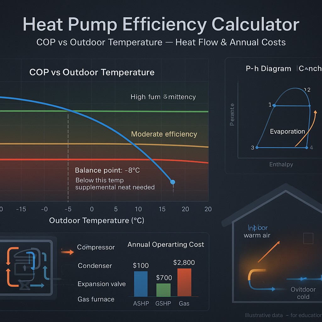 Free Heat Pump vs. Traditional HVAC Calculator | Simulations4All