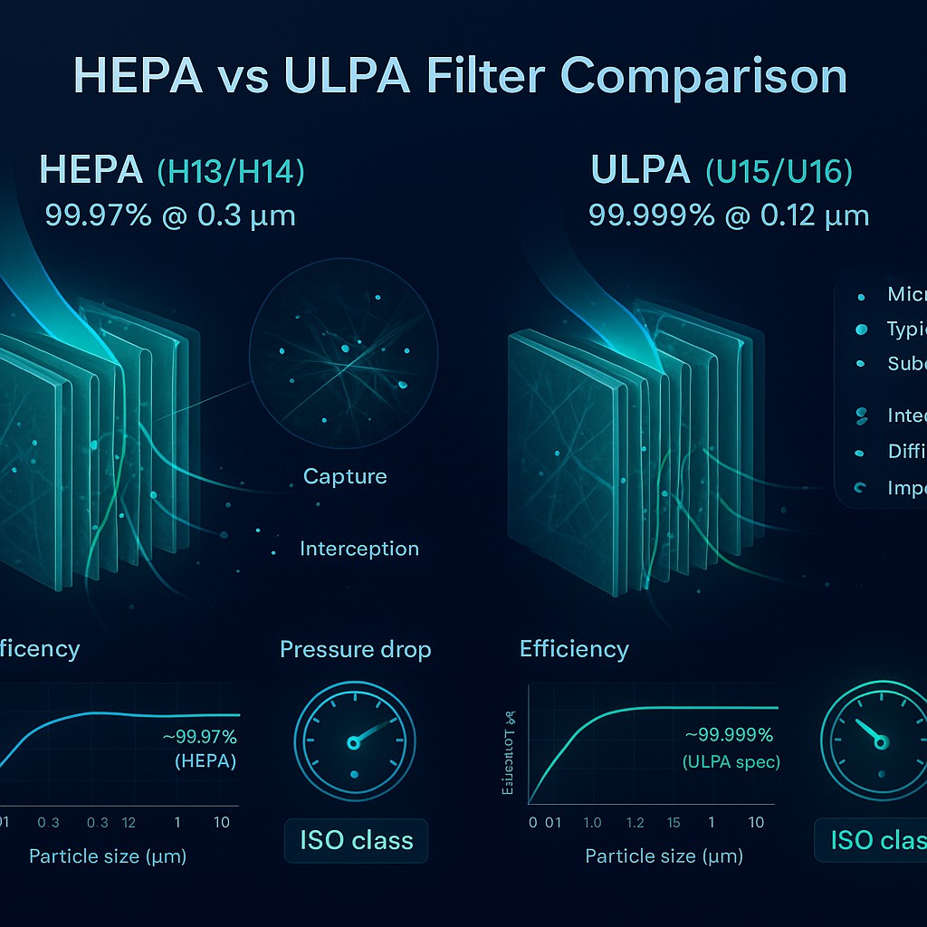 Free HEPA vs ULPA Filter Comparison Tool | Simulations4All