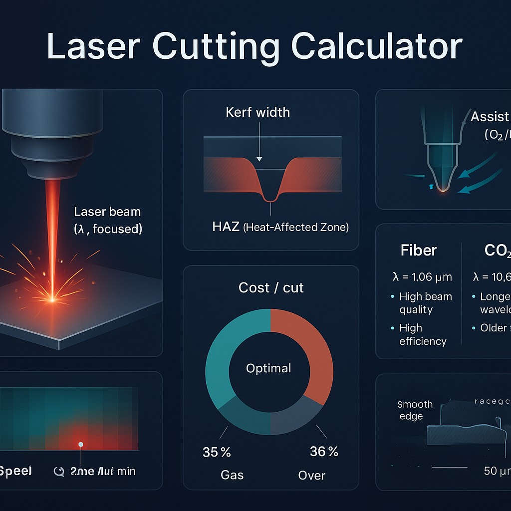 Free Laser Cutting Calculator | Simulations4All