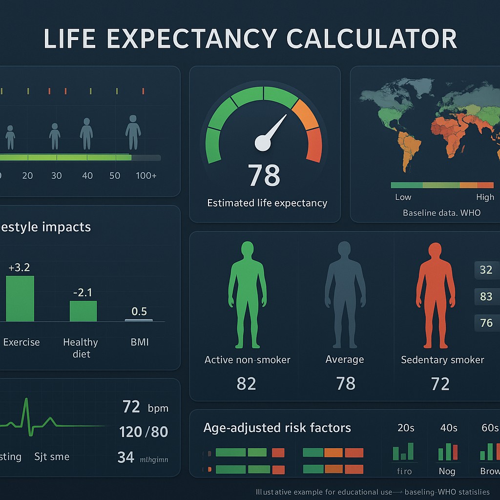Free Life Expectancy Calculator: Estimate Your Lifespan Based on ...