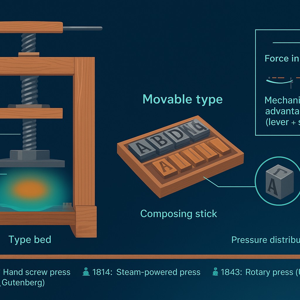 Free Mechanical Press & Movable Type Force Calculator - Screw Press ...