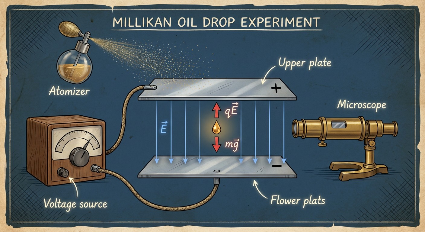 Millikan Oil-Drop Experiment | Simulations4All