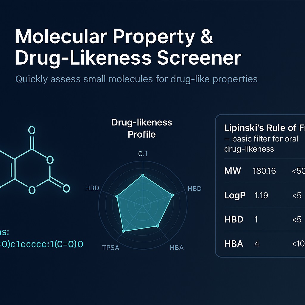 Free Molecular Property Calculator and Drug-Likeness Screener ...