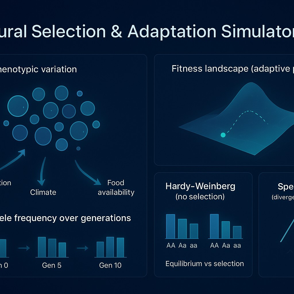 Free Natural Selection and Adaptation Simulator | Simulations4All