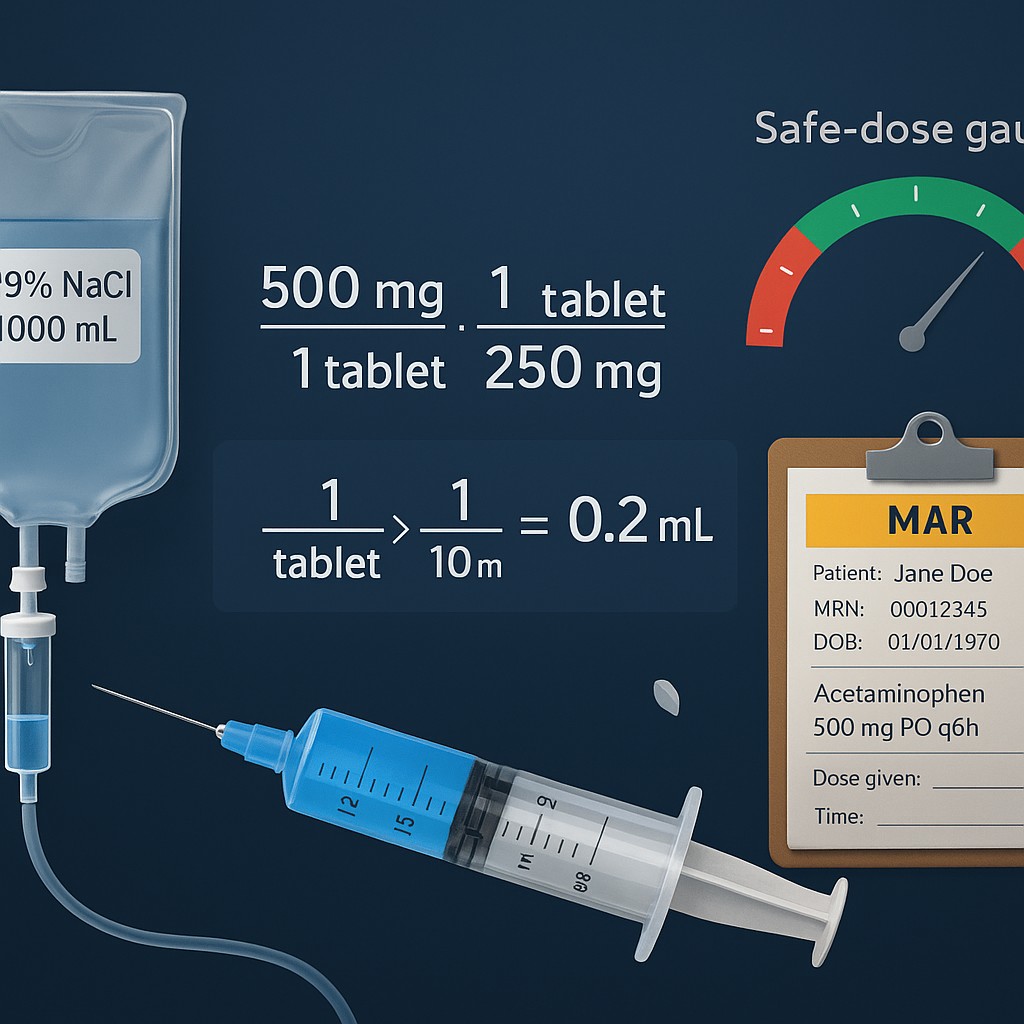 Free Nursing Dosage Calculation Trainer: Interactive IV Drip Rate ...
