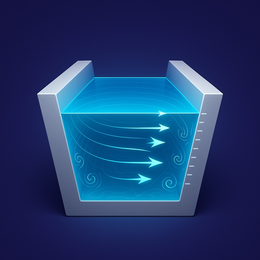 Free Open Channel Flow Calculator (Manning's Equation) | Simulations4All