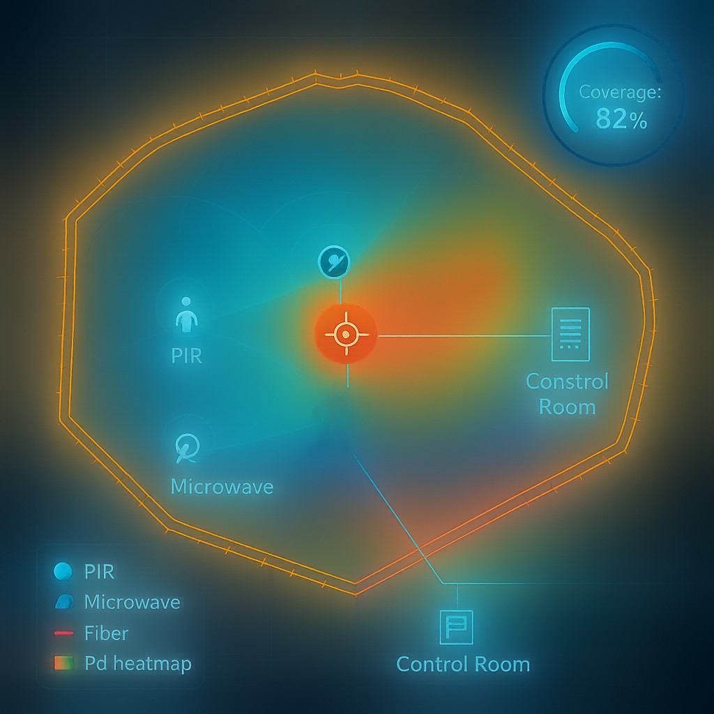 Free Perimeter Detection & Sensor Network Layout Tool | Simulations4All