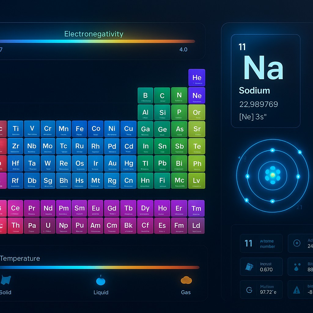 Free Periodic Table Interactive Explorer | Simulations4All