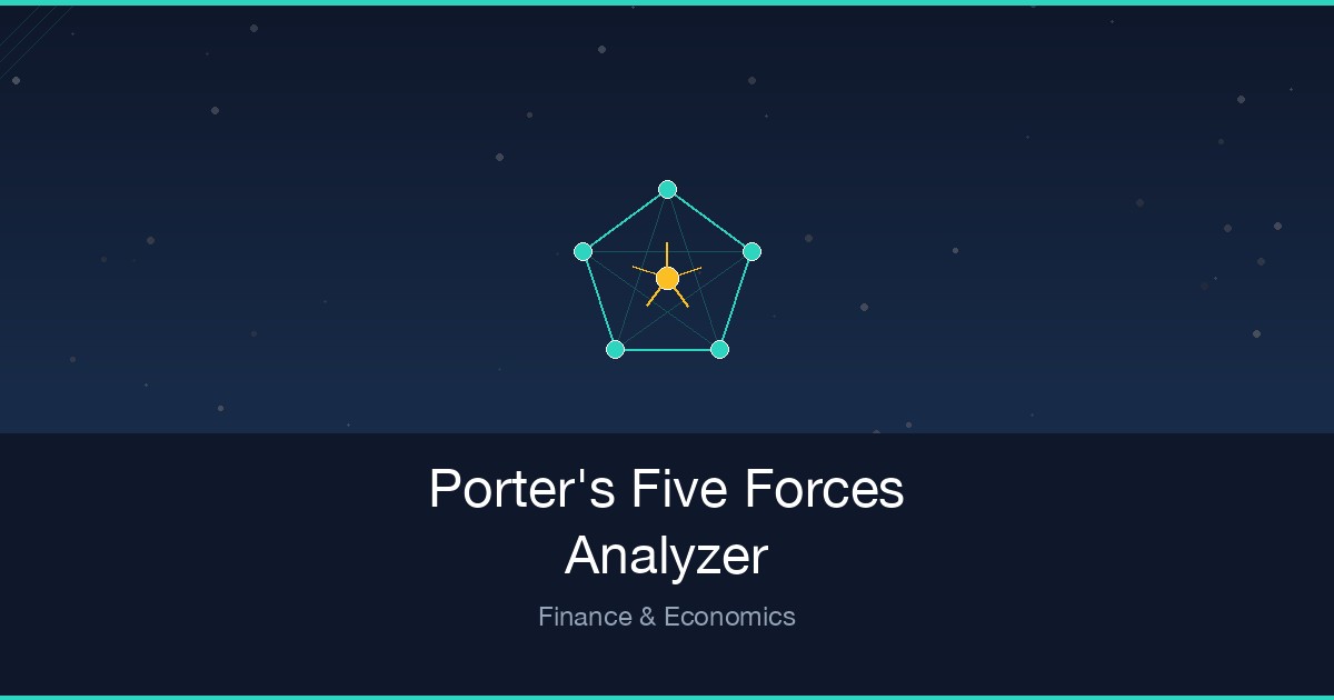 Free Porter's Five Forces Analyzer: Free Interactive Industry Analysis ...