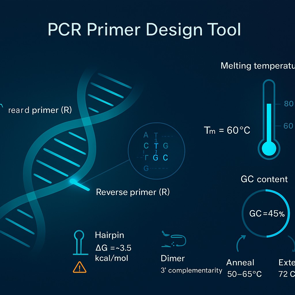 Free Primer Design Tool: Interactive PCR Primer Calculator ...