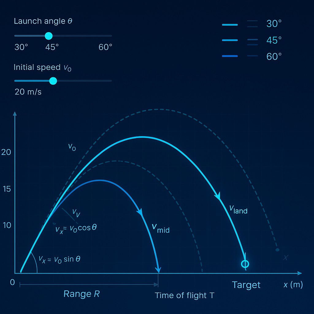 Projectile Motion Lab | Simulations4All