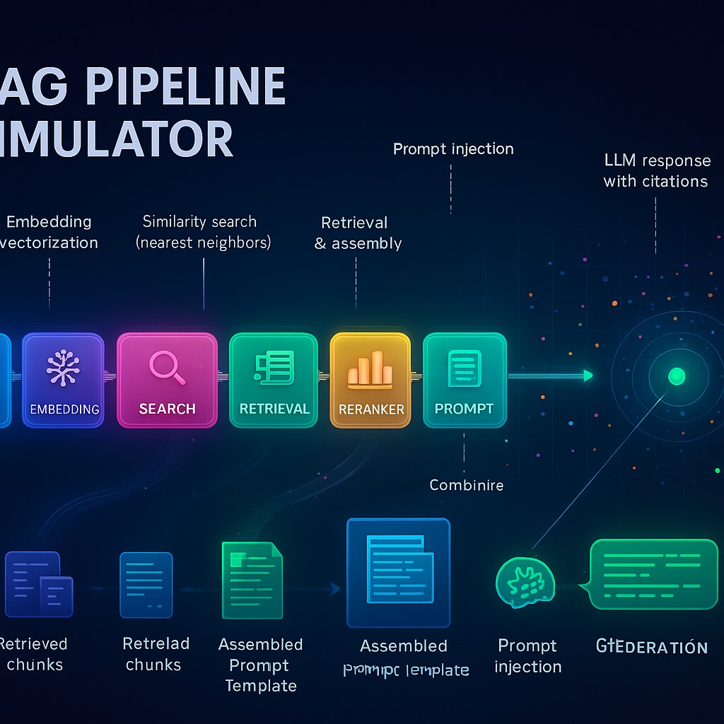 Free RAG Pipeline Simulator | Simulations4All
