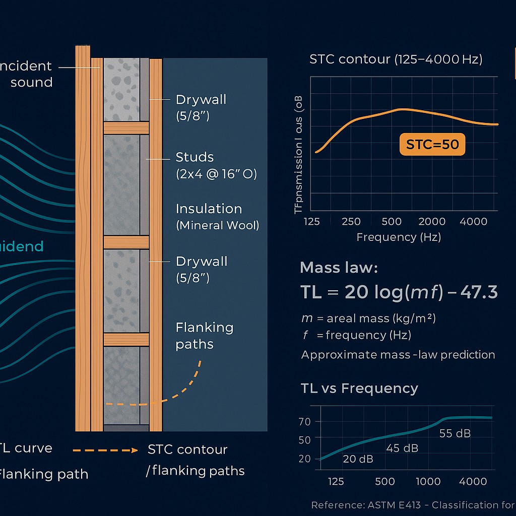 Free Sound Transmission Class (STC) Calculator | Simulations4All