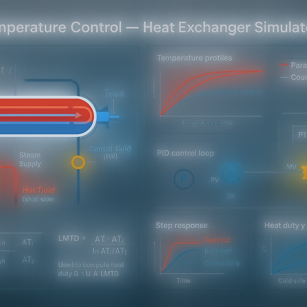 Free Temperature Control Heat Exchanger Simulator: PID Tuning ...
