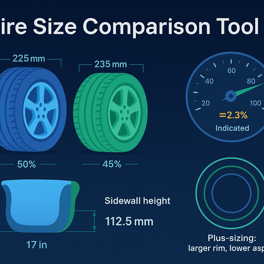 Free Tire Size Comparison Tool | Simulations4All