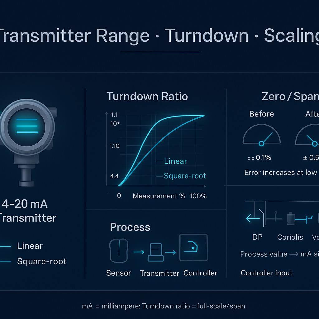 Free Transmitter Range Calculator: 4-20mA Scaling, Turndown & Signal ...