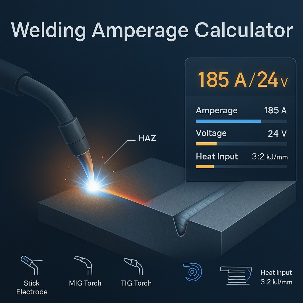 Free Welding Amperage Calculator: AWS D1.1 & CSA W59 — Electrode ...